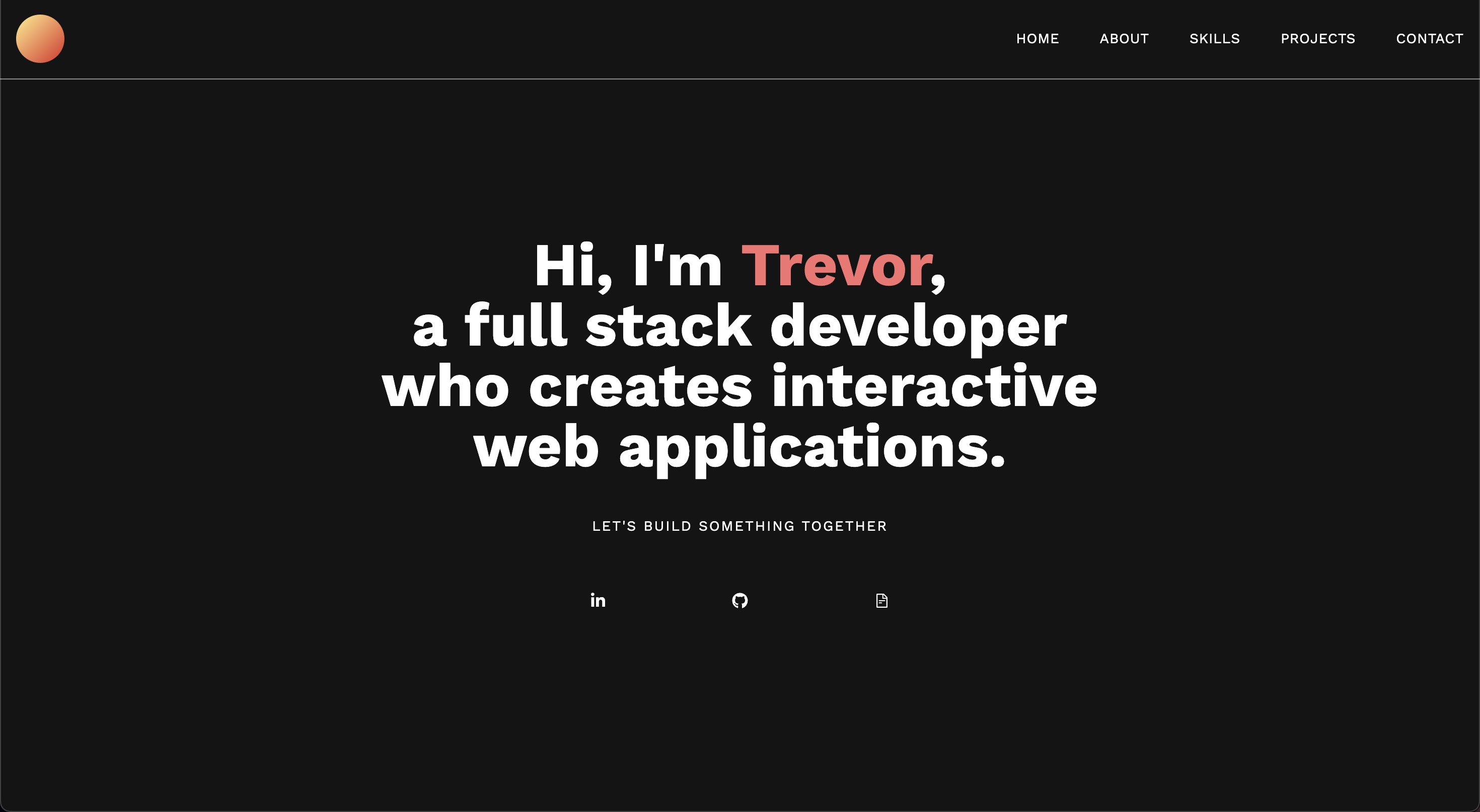 Trevor Mathiak | Full Stack Developer